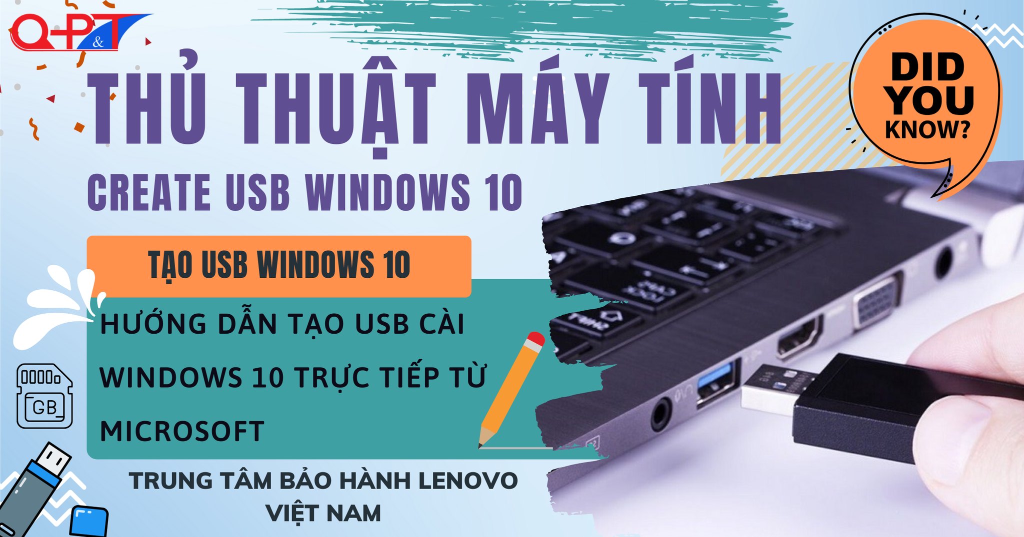 Hướng dẫn tạo USB cài Windows 10 trực tiếp từ Microsoft | Lenovo ...