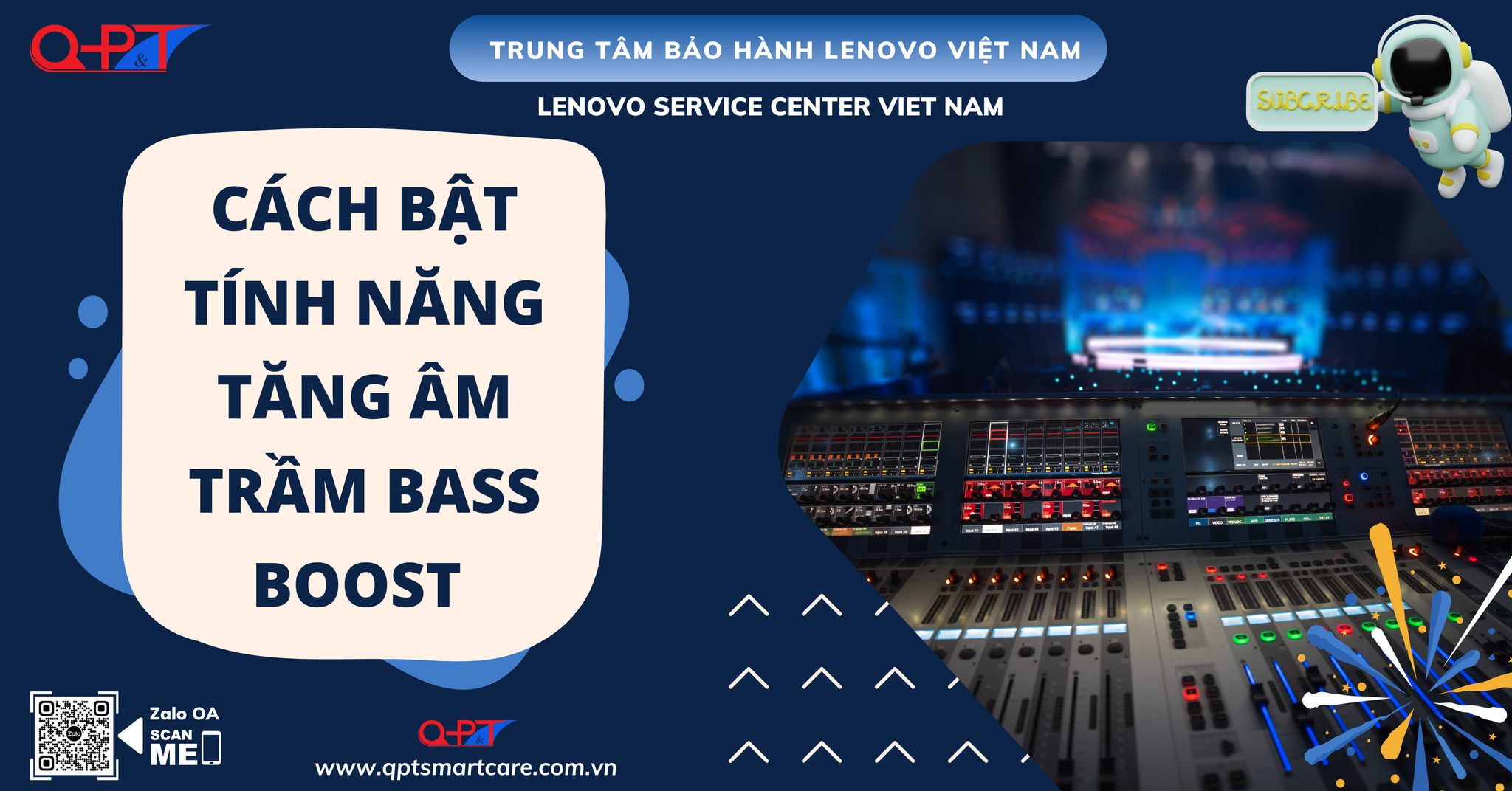 Bật tính năng tăng âm trầm - Bass Boost | Trung tâm bảo hành Lenovo
