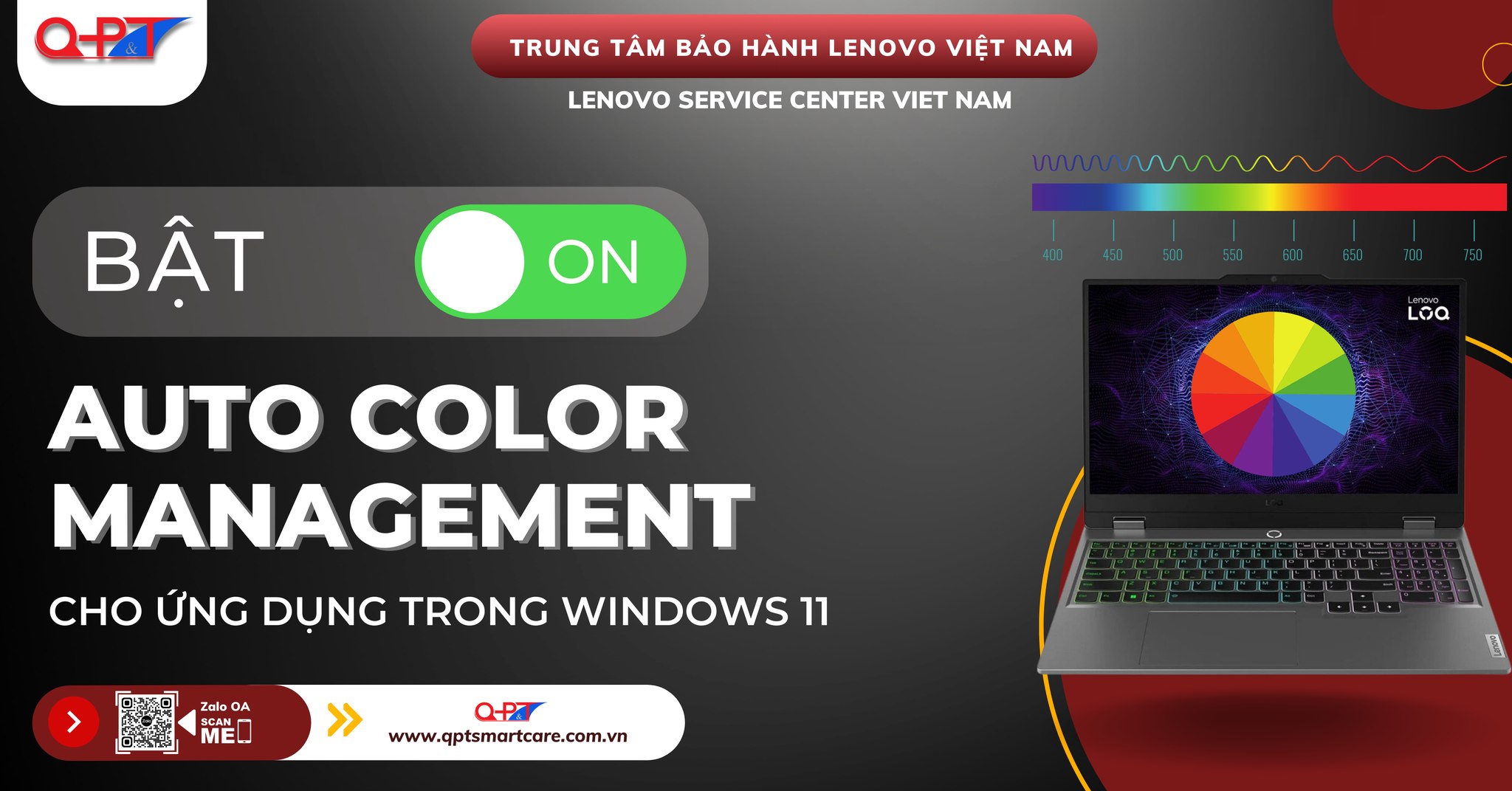 Bật Auto Color Management | Lenovo Service Center