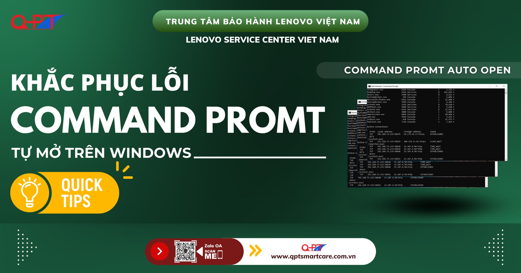 Khắc phục lỗi Command Promt | Lenovo Service Center