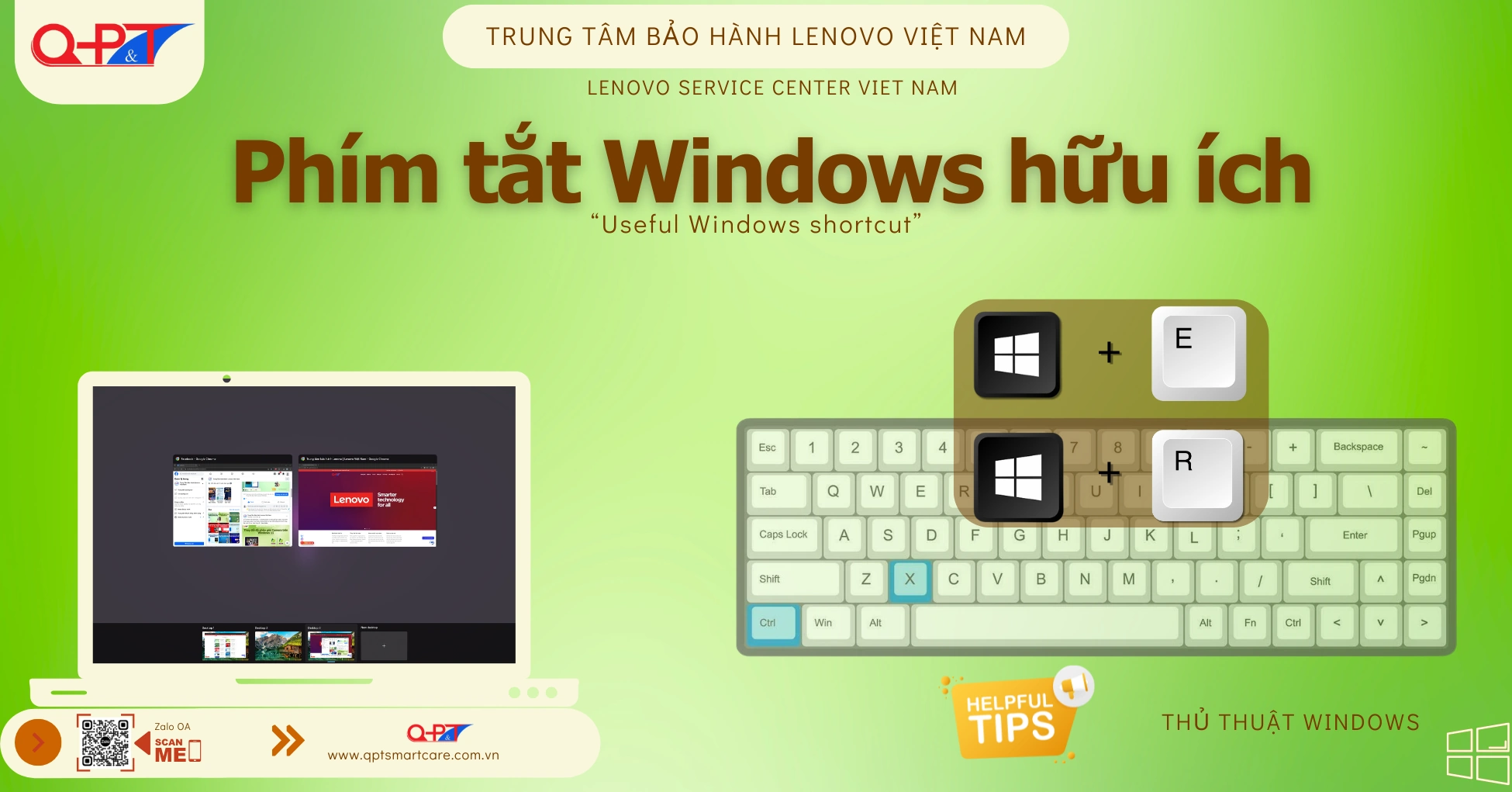 Phím tắt Windows hữu ích trên Windows 11 | Lenovo Service Center
