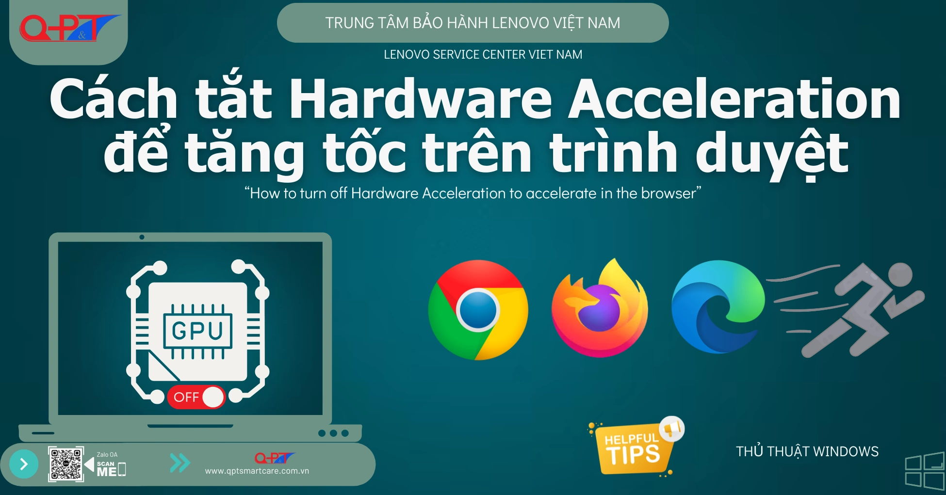 Cách tắt Hardware Acceleration để tăng tốc trên trình duyệt | Lenovo ...