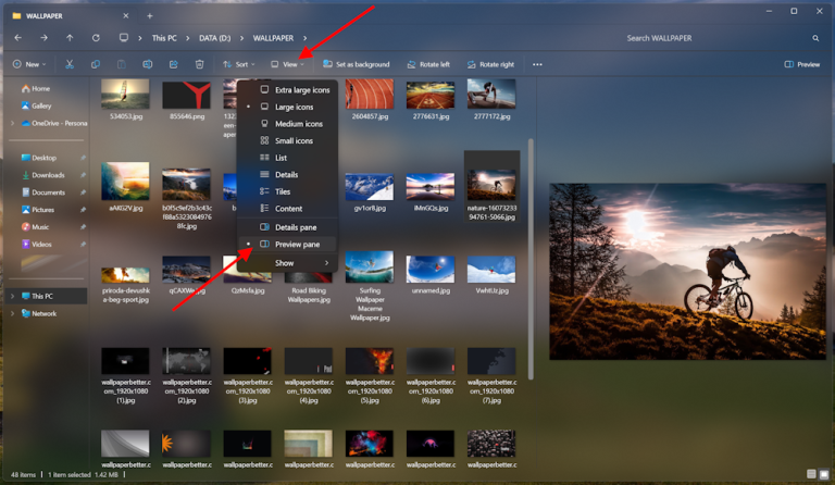 Cách hiển thị Preview Pane của File Explorer | Lenovo Service Center